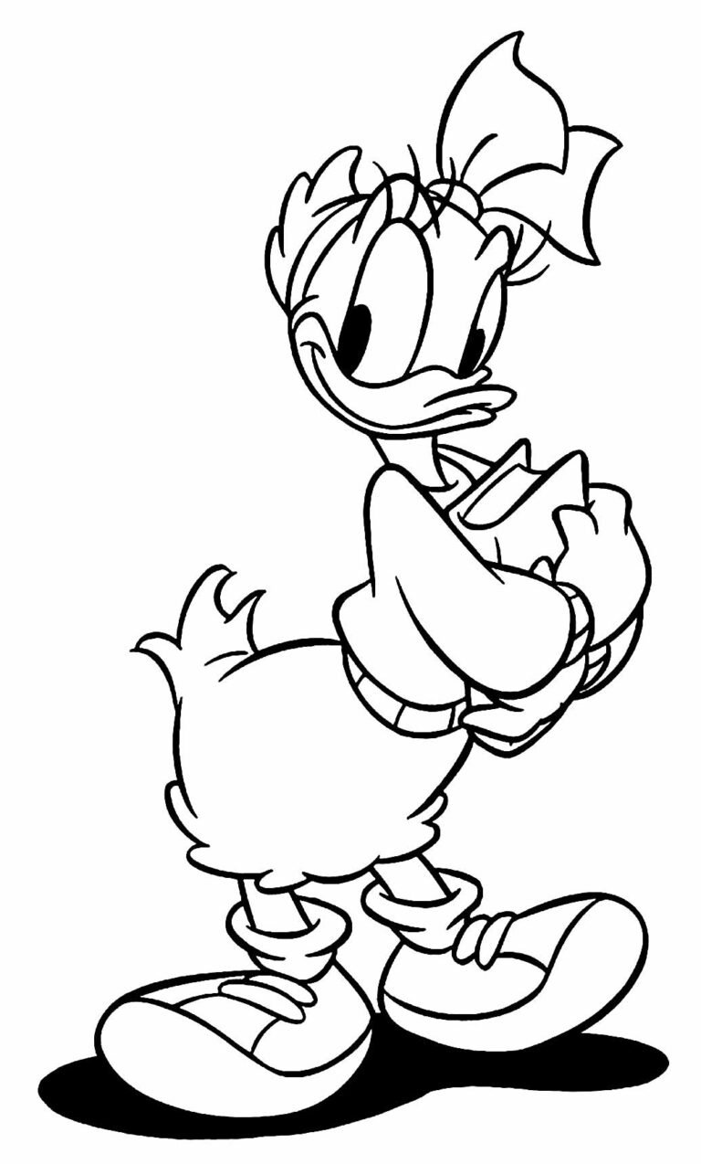 Desenhos da Margarida para Colorir e Imprimir - Muito Fácil