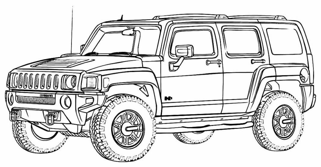 +100 Desenhos de Carros para Colorir e Imprimir