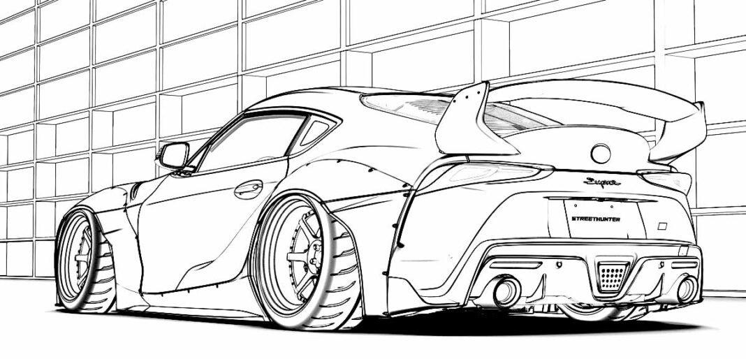 +100 Desenhos de Carros para Colorir e Imprimir
