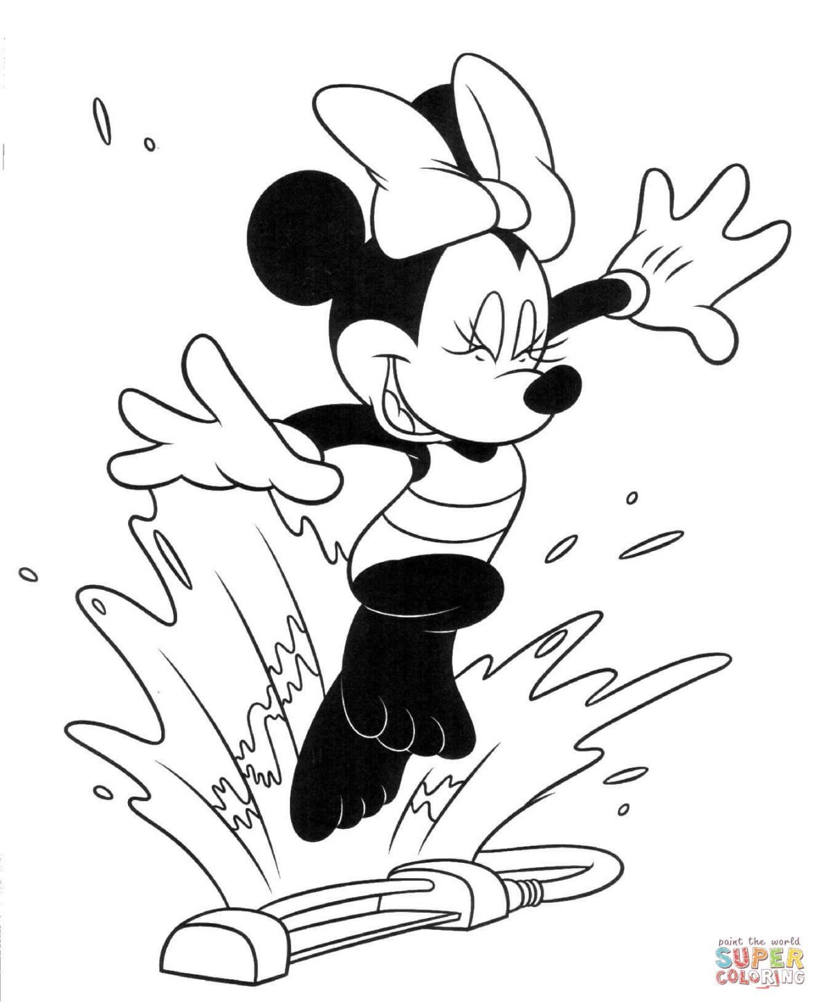 Desenhos Para Pintar Minnie - RETOEDU