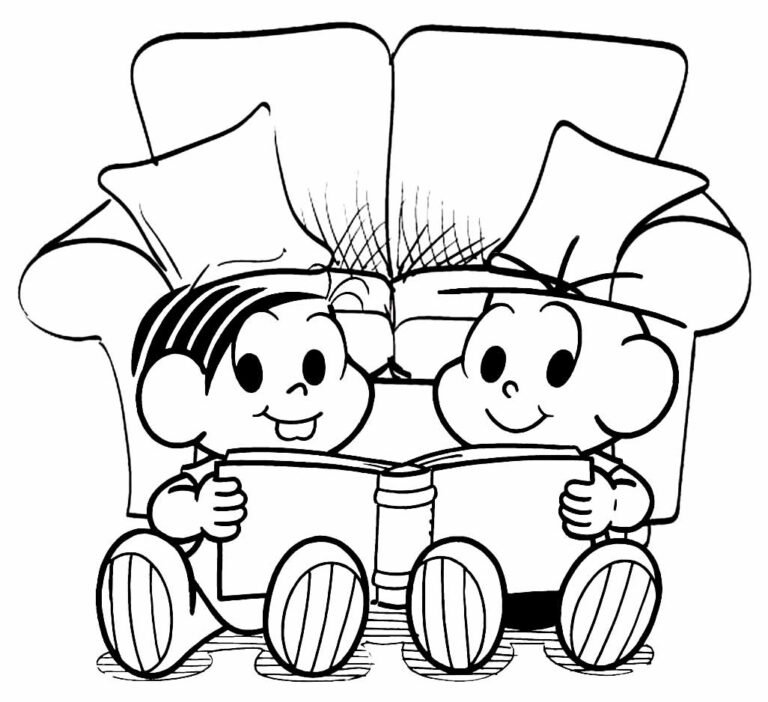 Desenhos da Mônica para Colorir e Imprimir