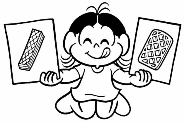 Desenhos da Magali para Colorir e Imprimir
