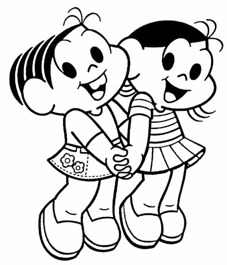 Desenhos da Magali para Colorir e Imprimir