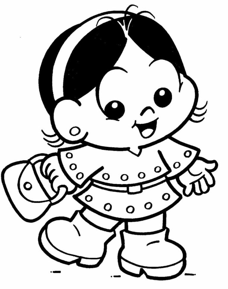 Desenhos da Magali para Colorir e Imprimir