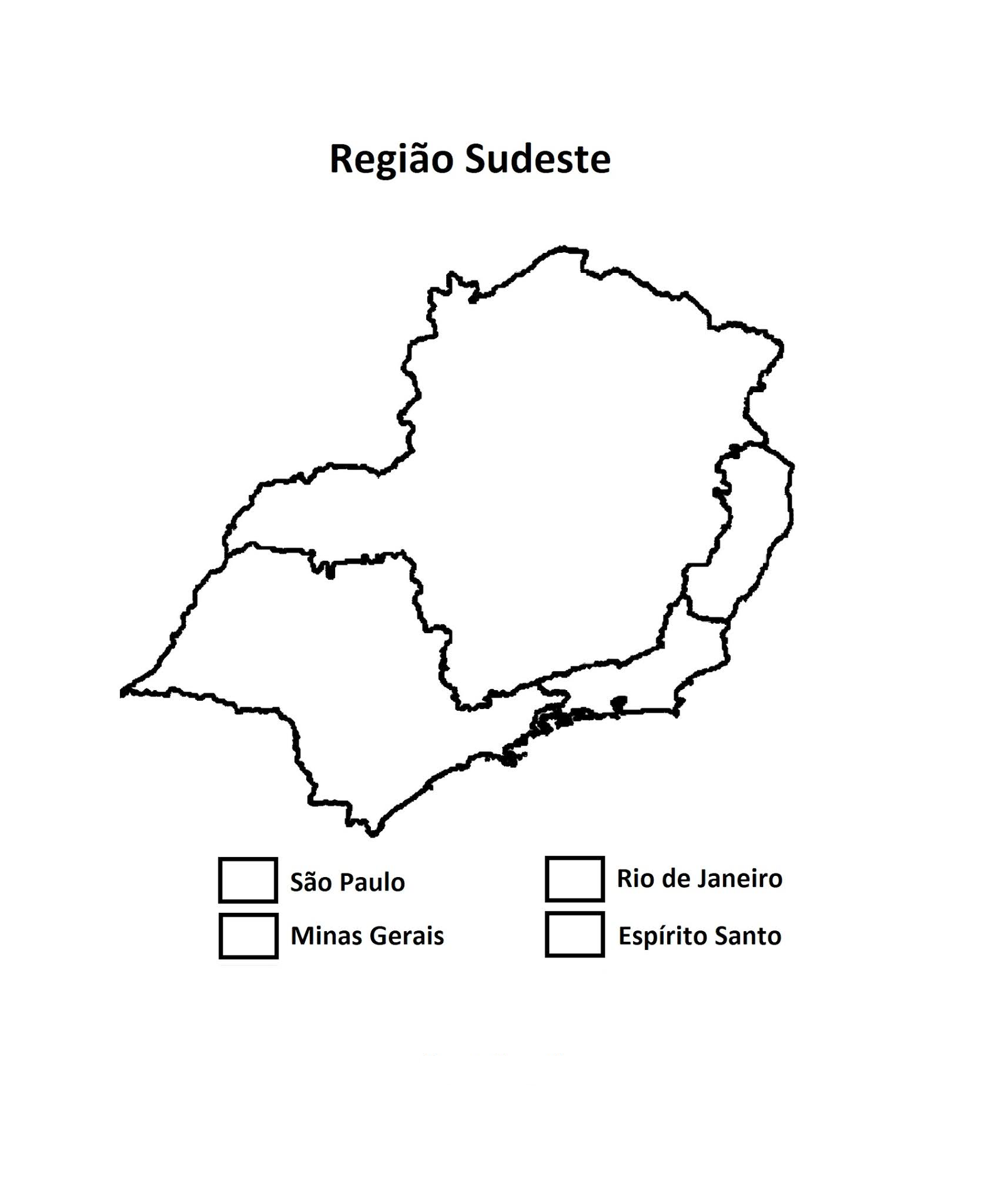 Mapas Da Regiao Sudeste Para Imprimir - FDPLEARN
