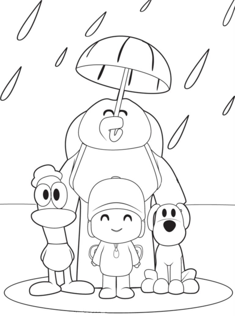 +60 Desenhos do Pocoyo para Colorir e Imprimir