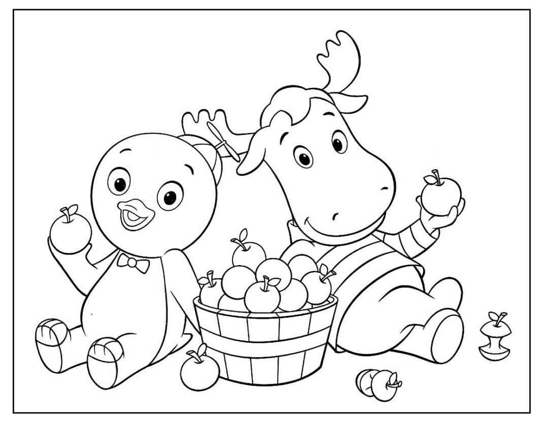 +70 Desenhos dos Backyardigans para colorir e imprimir