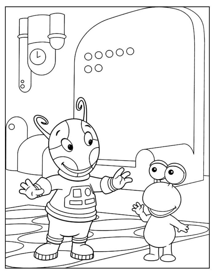 +70 Desenhos dos Backyardigans para colorir e imprimir