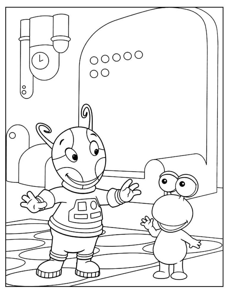 +70 Desenhos dos Backyardigans para colorir e imprimir