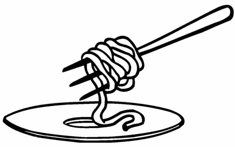 Desenhos de Comida para Colorir e Imprimir