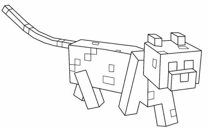 Desenhos de Minecraft para Colorir e Imprimir