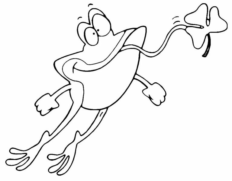 Desenhos de Sapo para Colorir e Imprimir