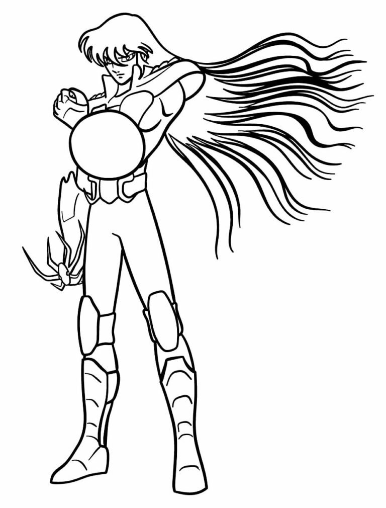 Desenhos de Shiryu para Colorir e Imprimir