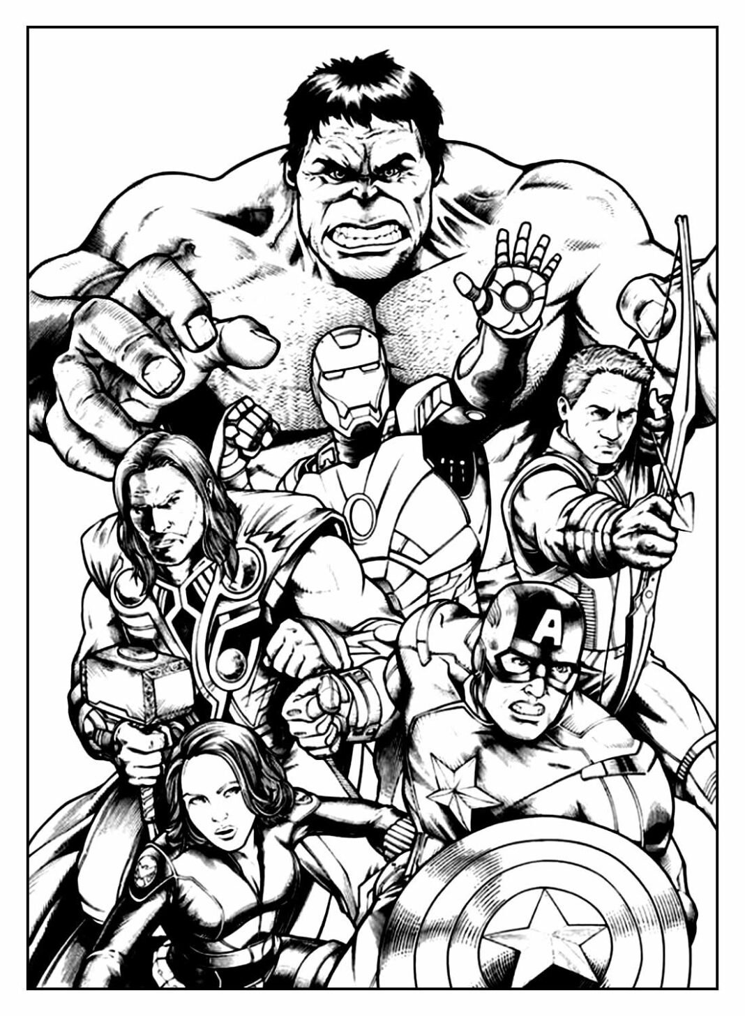  150 Desenhos De Super her is Para Colorir E Imprimir