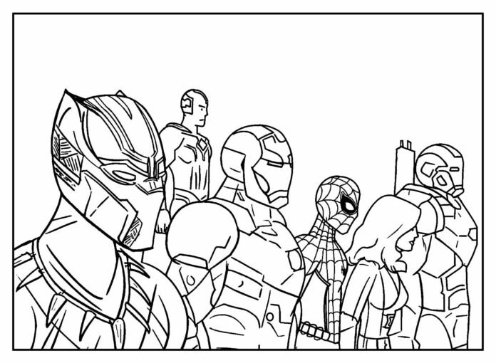 +150 Desenhos de Super-heróis para colorir e imprimir