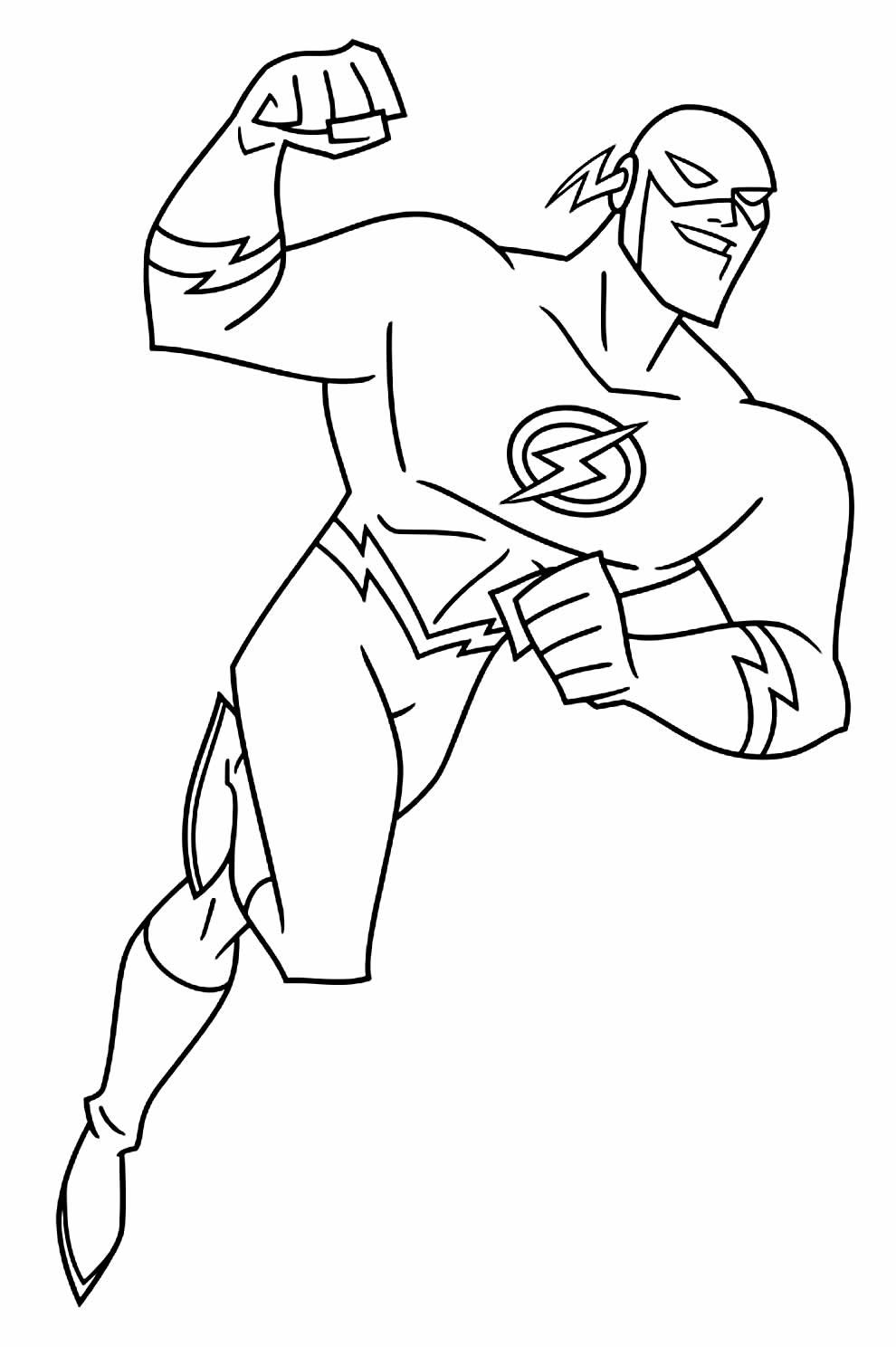 +70 Desenhos do Flash para Colorir e Imprimir