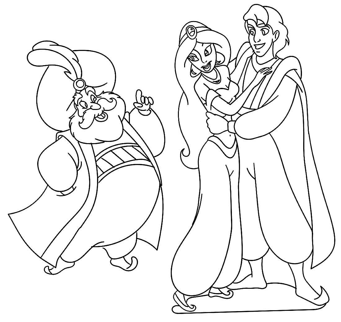 Desenhos da Jasmine para Colorir e Imprimir