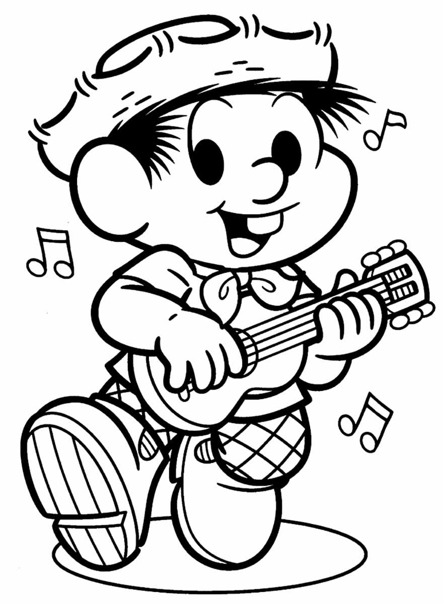 Desenhos do Chico Bento para Colorir e Imprimir