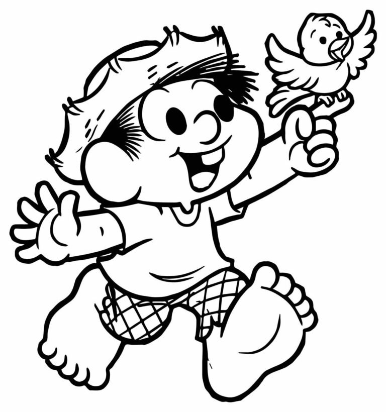 Desenhos do Chico Bento para Colorir e Imprimir