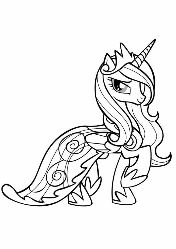 +100 Desenhos do My Little Pony para Colorir e Imprimir