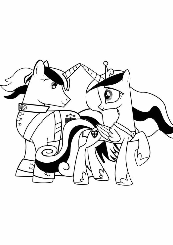 +100 Desenhos do My Little Pony para Colorir e Imprimir