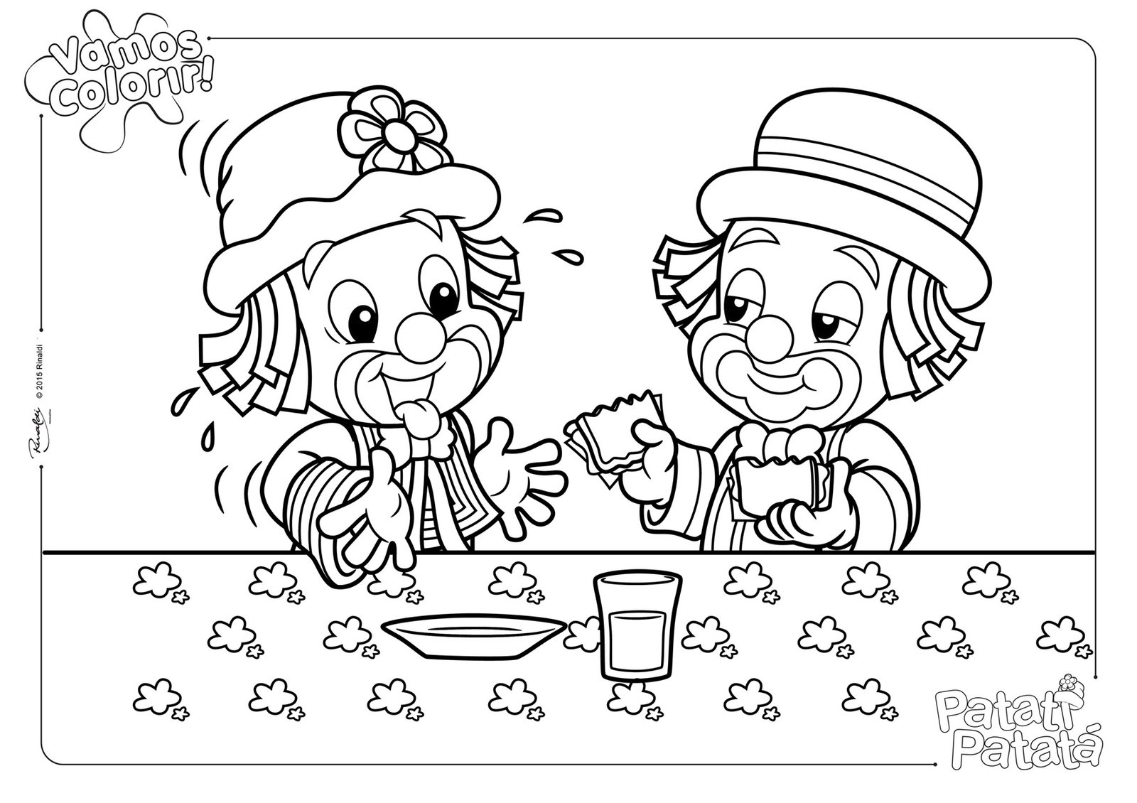 40 Desenhos do Patati Patatá para Colorir e Imprimir
