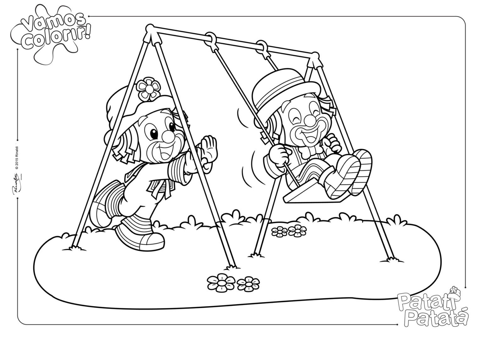 40 Desenhos do Patati Patatá para Colorir e Imprimir