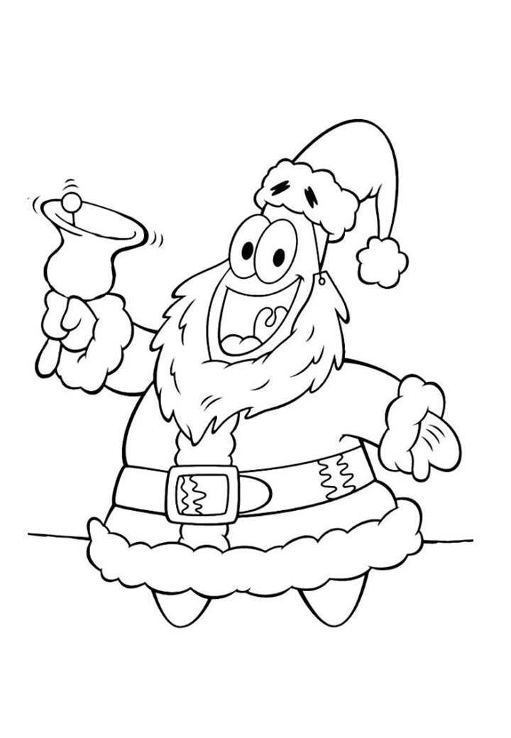 Desenhos do Patrick para Colorir e Imprimir