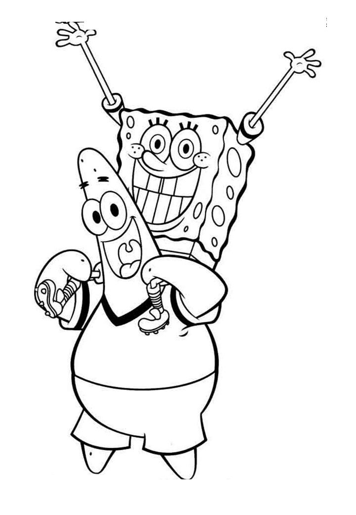 Desenhos do Patrick para Colorir e Imprimir