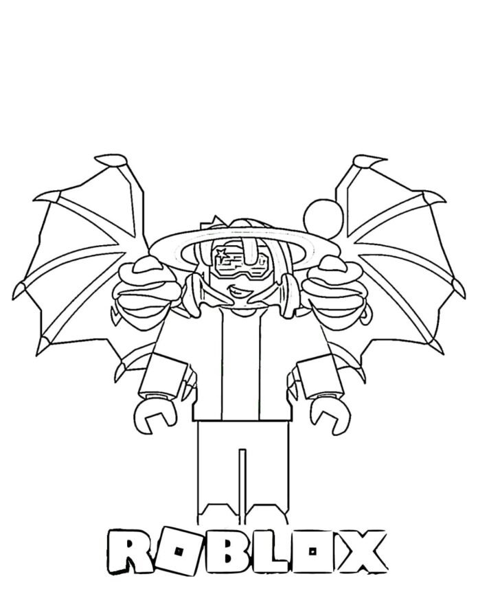 +80 Desenhos do Roblox para colorir e imprimir