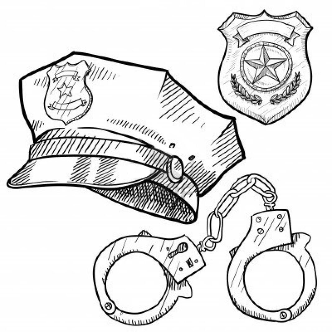 Desenhos de Policial para Colorir e Imprimir