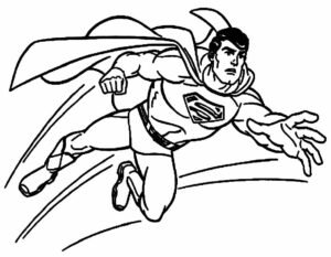 Desenhos do Super-Homem para Colorir e Imprimir