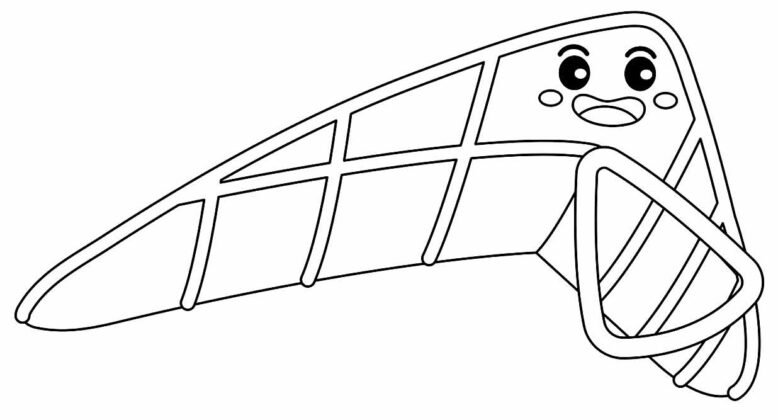 Desenhos de Asa Delta para Colorir e Imprimir