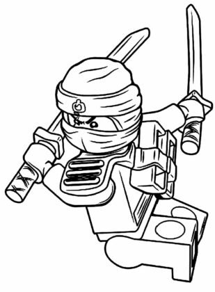 Desenhos de Ninjago para Colorir e Imprimir