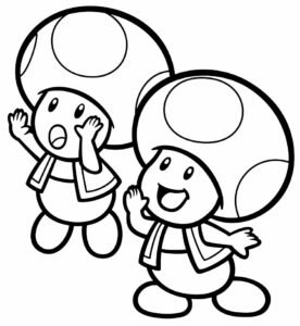 Desenhos do Mario Bros para Colorir e Imprimir