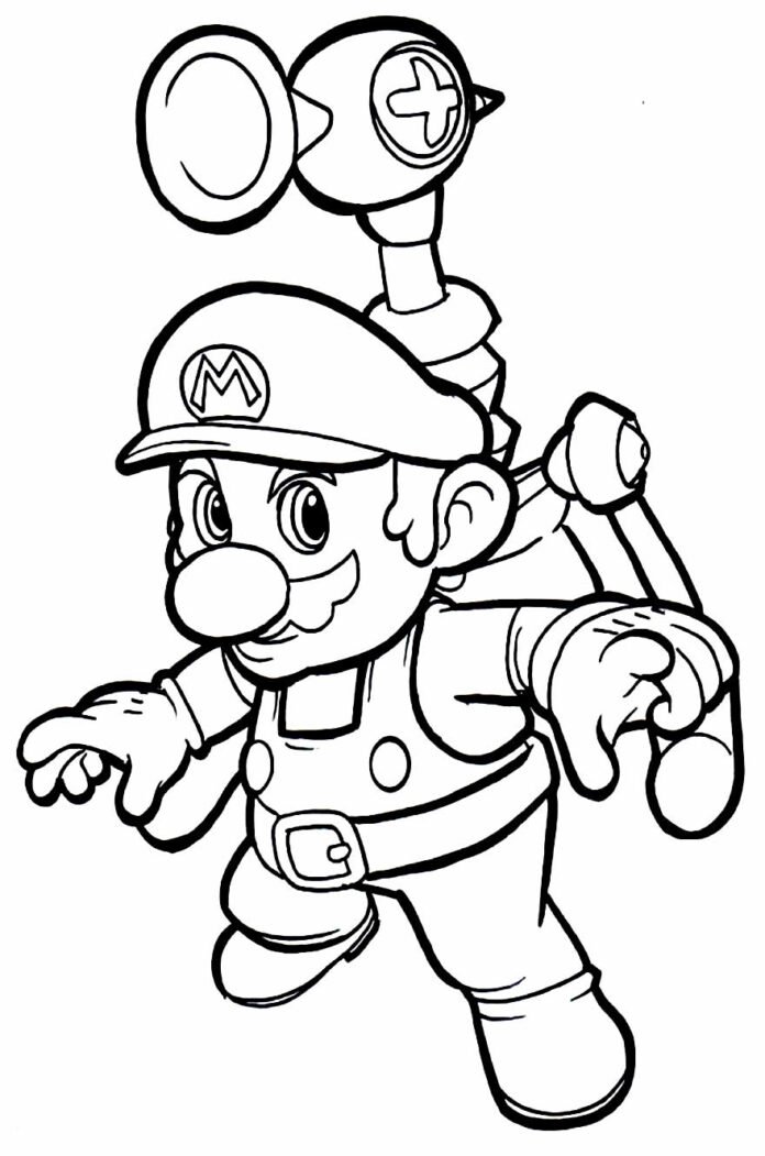 Desenhos do Mario Bros para Colorir e Imprimir