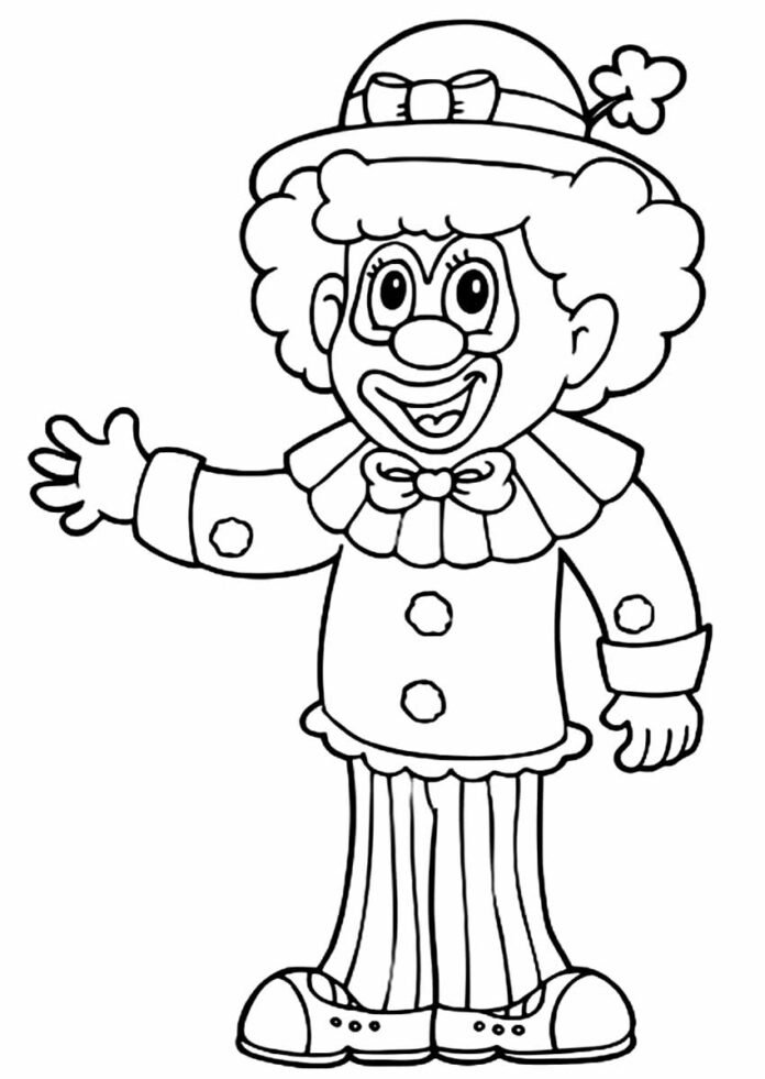 Desenhos de Palhaço para Colorir e Imprimir