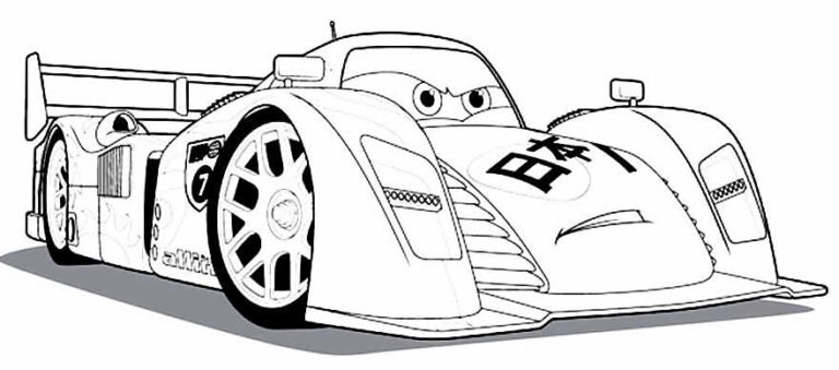 Desenhos do filme Carros para Colorir e Imprimir