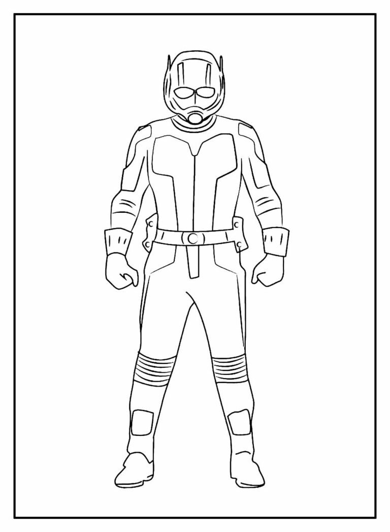 Desenhos do Homem Formiga para Colorir e Imprimir