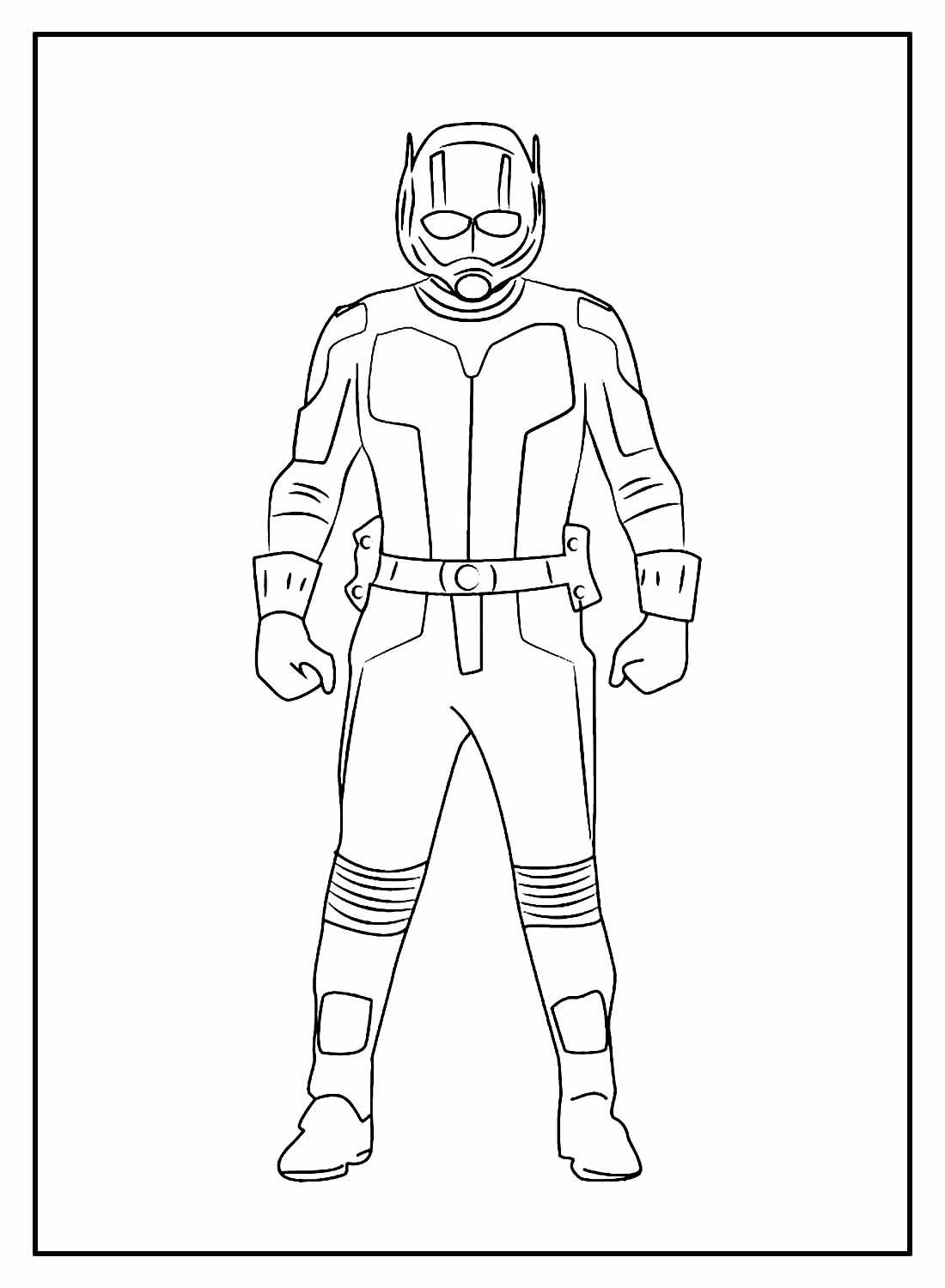 Desenhos do Homem Formiga para Colorir e Imprimir