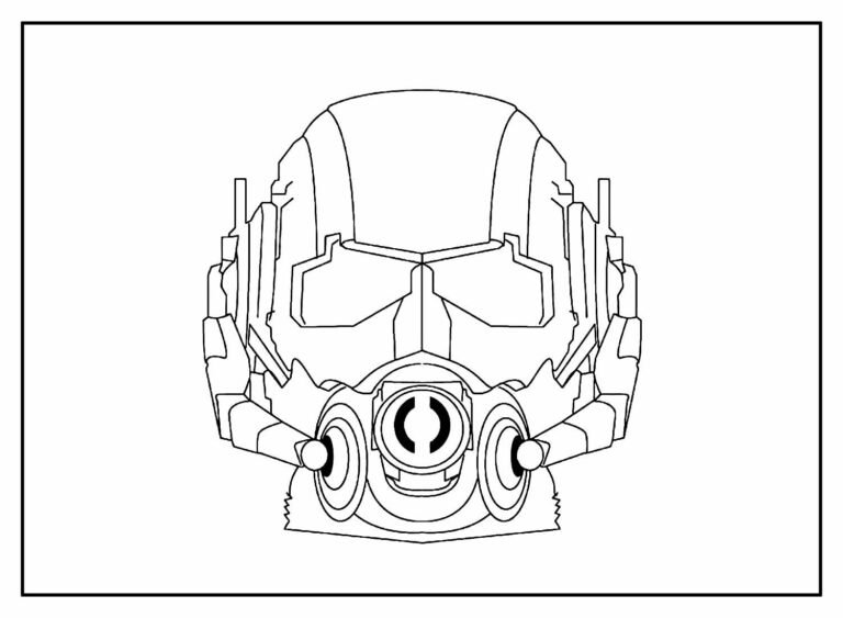 Desenhos do Homem Formiga para Colorir e Imprimir