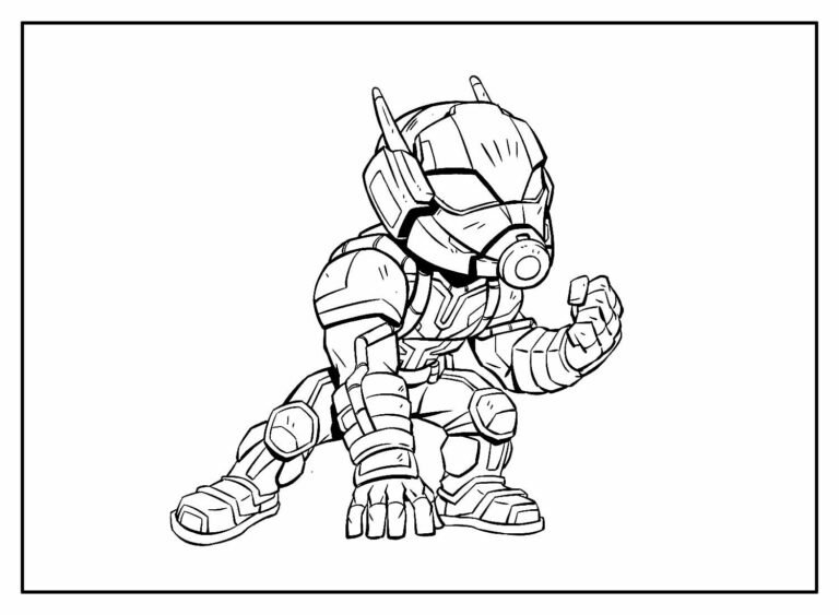 Desenhos do Homem Formiga para Colorir e Imprimir