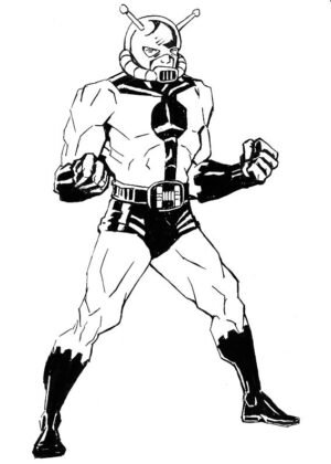 Desenhos do Homem Formiga para Colorir e Imprimir