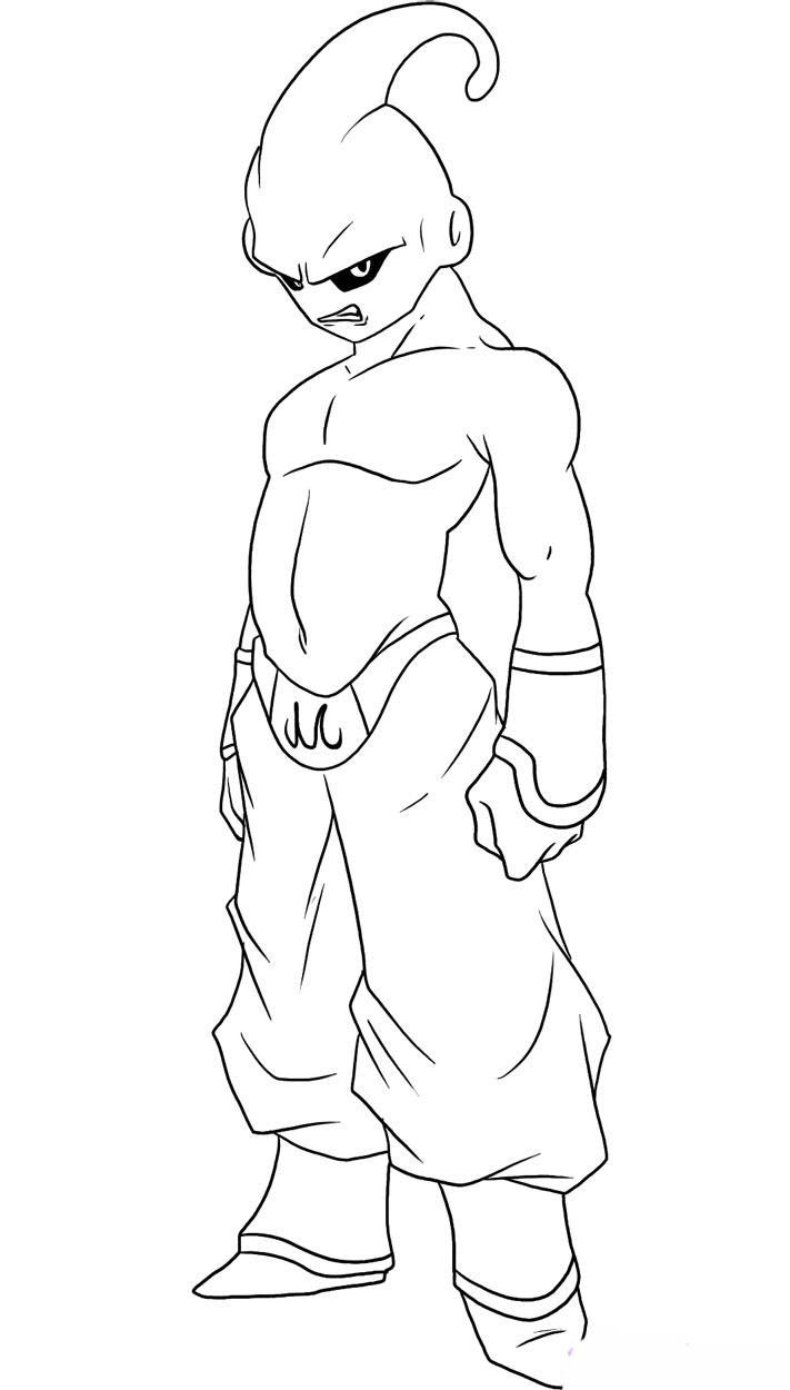 Desenhos do Majin Boo para Colorir e Imprimir
