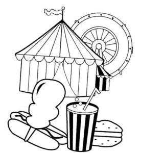 Desenhos de Circo para Colorir e Imprimir - Aprender a Desenhar