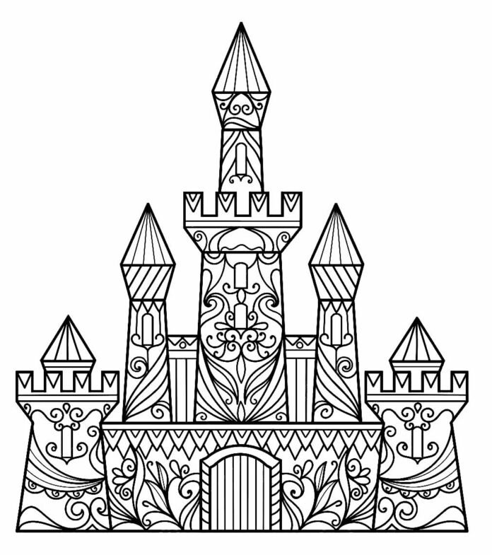 Desenhos de Castelo para Colorir e Imprimir - Aprender a Desenhar