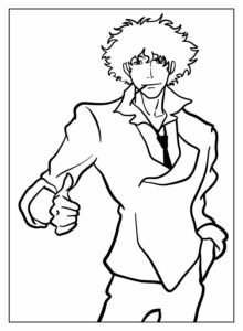Desenhos de Cowboy Bebop para Colorir e Imprimir - Aprender a Desenhar