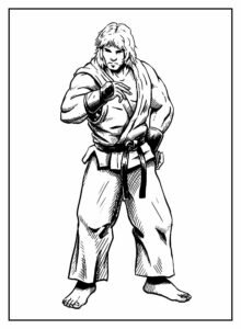 Desenhos do Ken do Street Fighter para Colorir e Imprimir - Aprender a ...