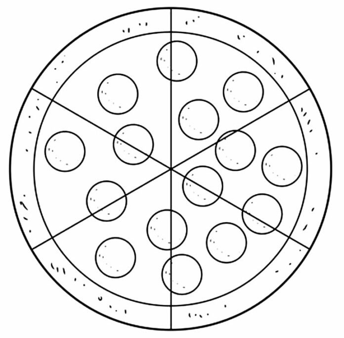 Desenhos de Pizza para Colorir e Imprimir - Aprender a Desenhar