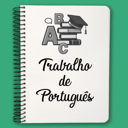 Capas de Trabalho de Português para Imprimir (Muito Fácil)